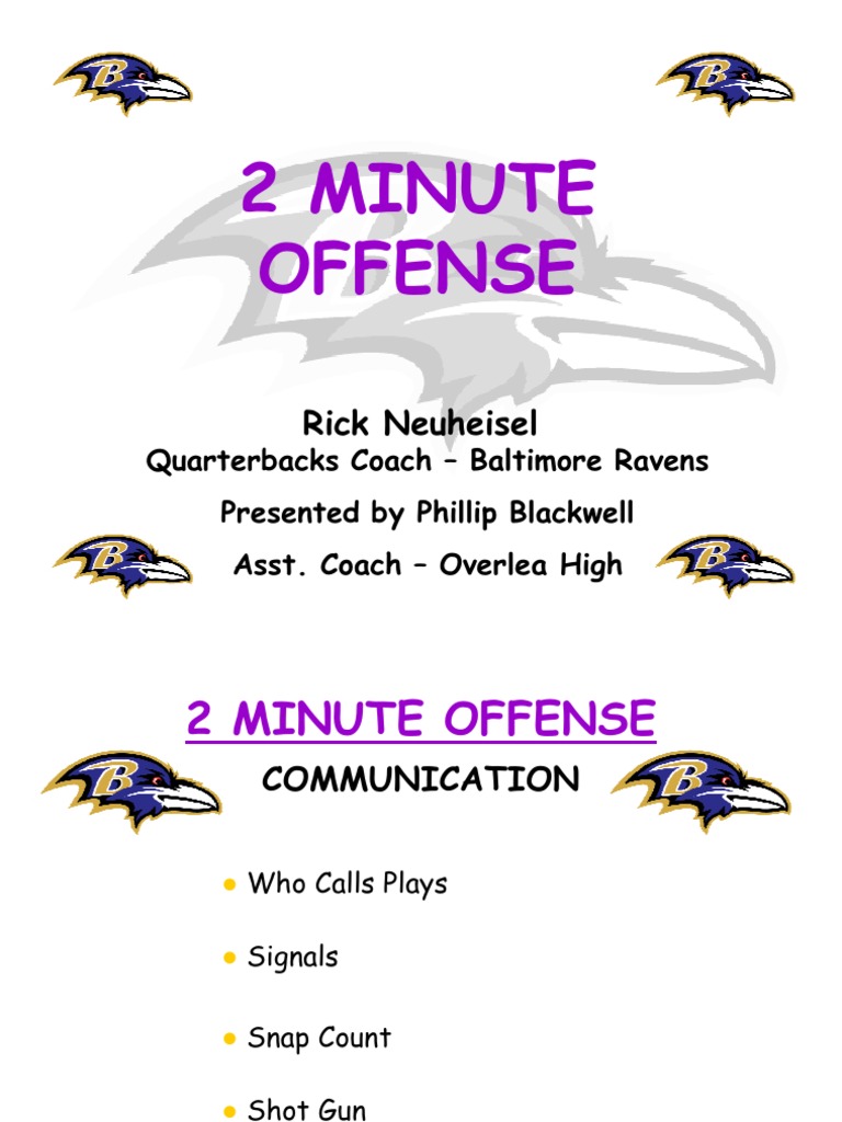 2 Minute Drill Offense | PDF