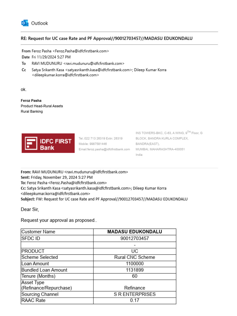 Edukondalu Rate Approval | PDF | Demand For Money | Financial Accounting