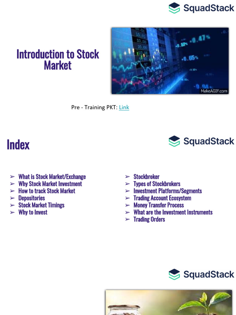 Basics of Stock Market | PDF | Cost Of Living | Option (Finance)