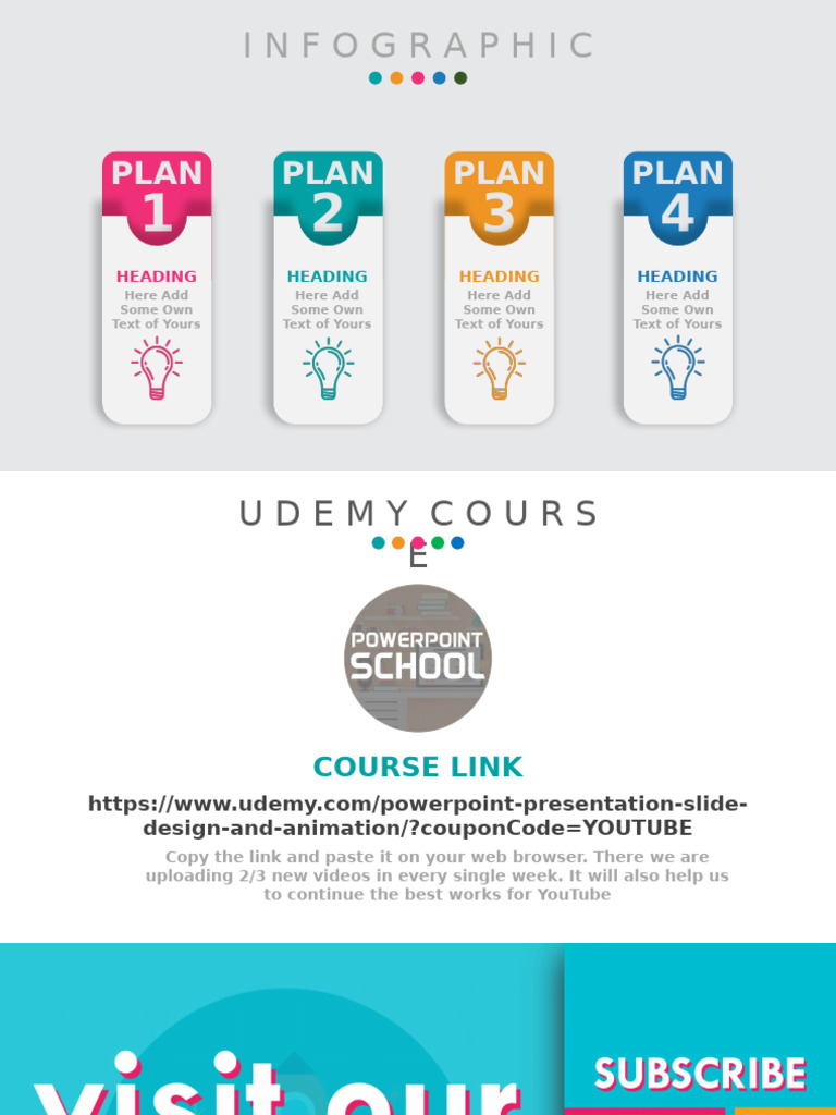 Animated Infographic Powerpoint Presentation Slide By Powerpoint School