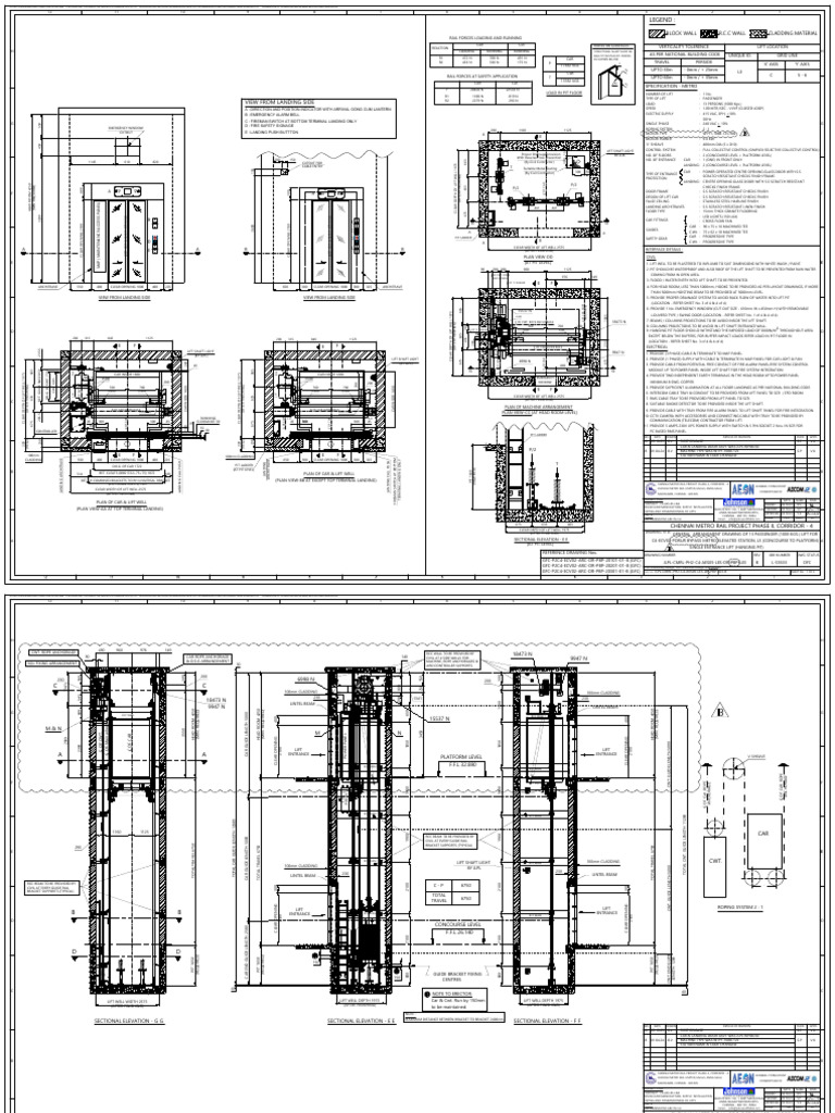 JLPL CMRL Ph2 c4 Aes05 Les DR PBP l03 B | PDF | Elevator | Manufactured ...