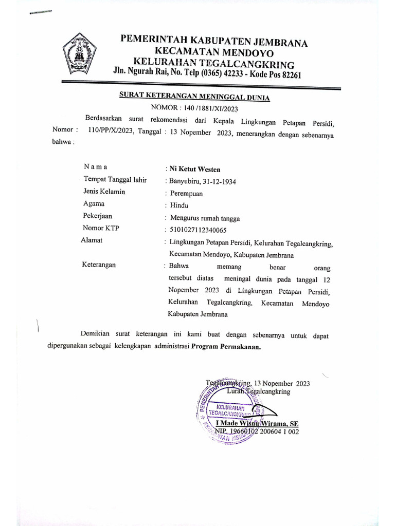 Suket Permakanan | PDF