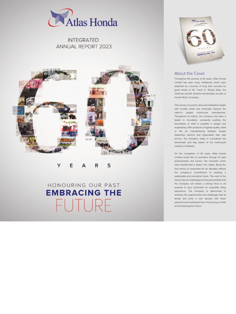 Integrated Annual Report 2023 | PDF | Sustainability | Honda
