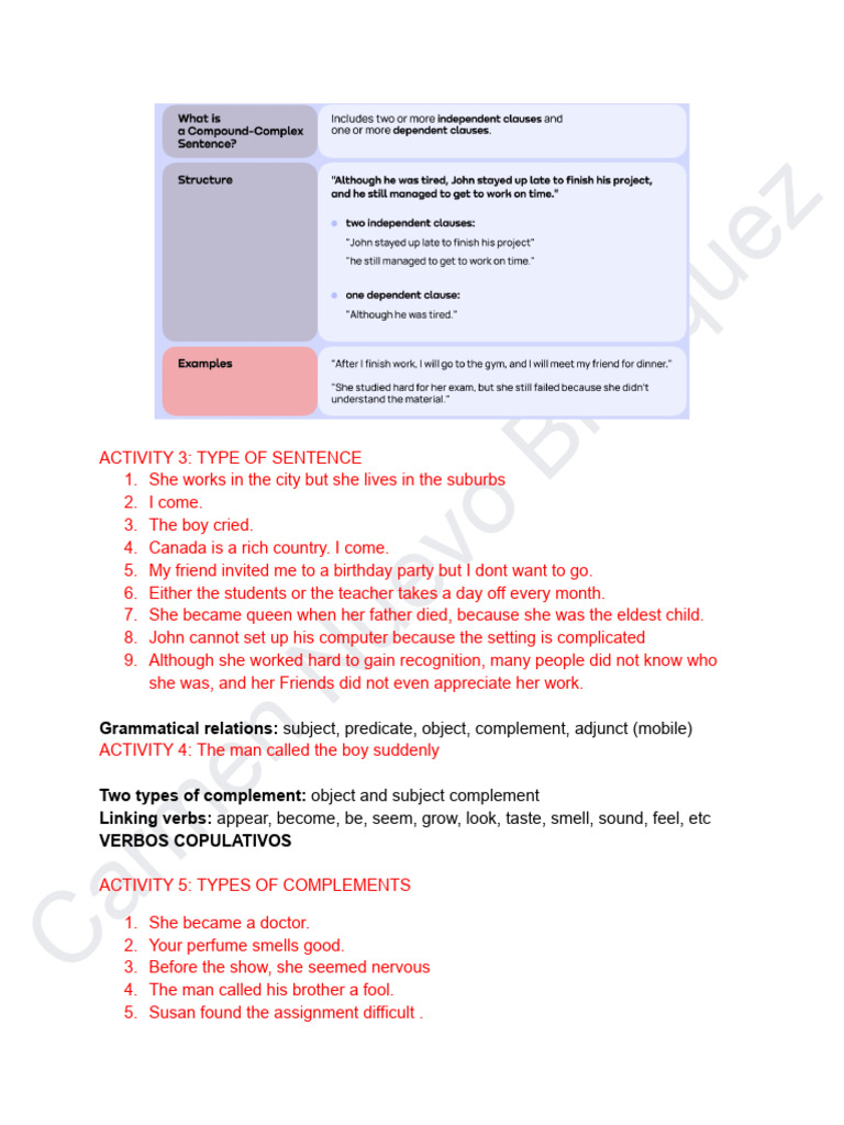 Syntax Worksheet 1 (1) - 3 | PDF
