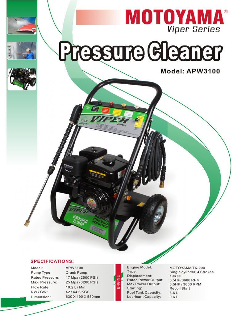 MOTOYAMA-VIPER-APW3100 单页 | PDF