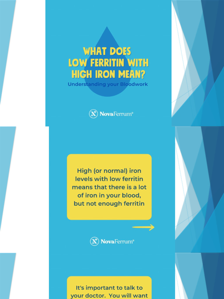 What Does Low Ferritin With High Iron Mean | PDF