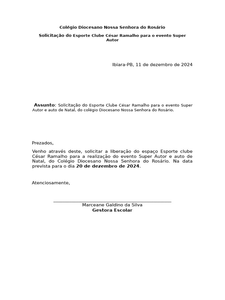 Modelo de Oficio | PDF