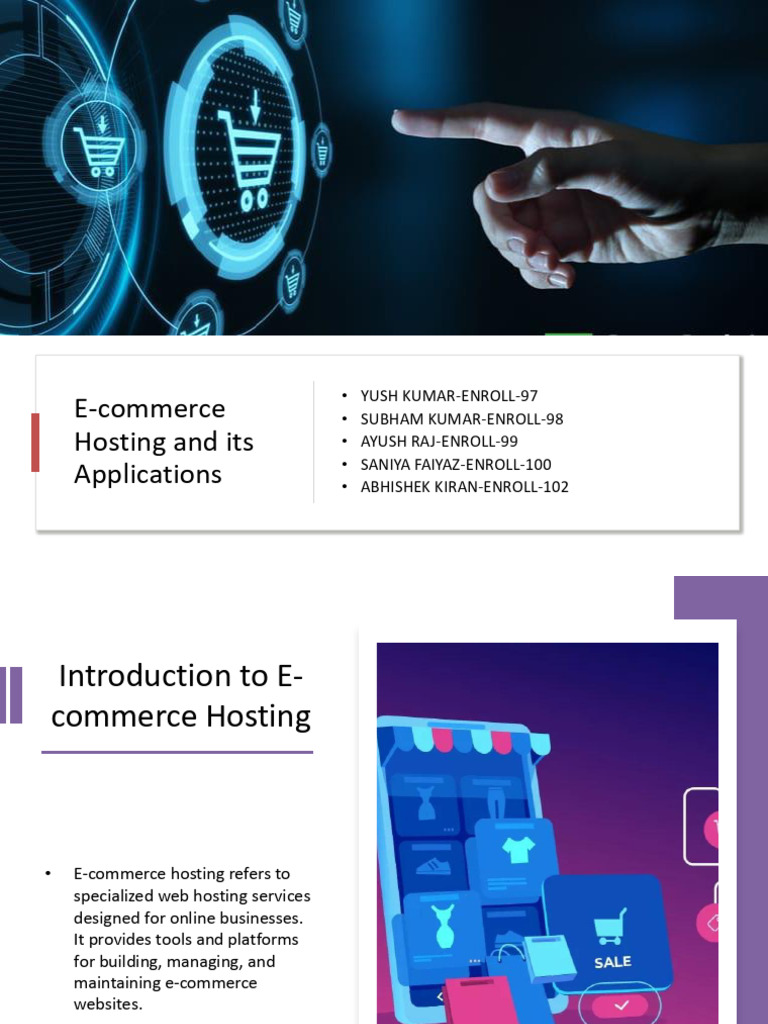 E-commerce Hosting Overview and Benefits | PDF | E Commerce | Scalability