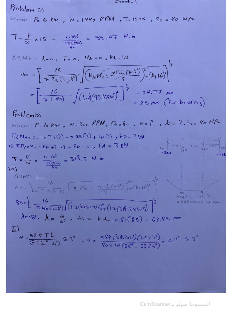 ME352 - All Sheets Solutions | PDF