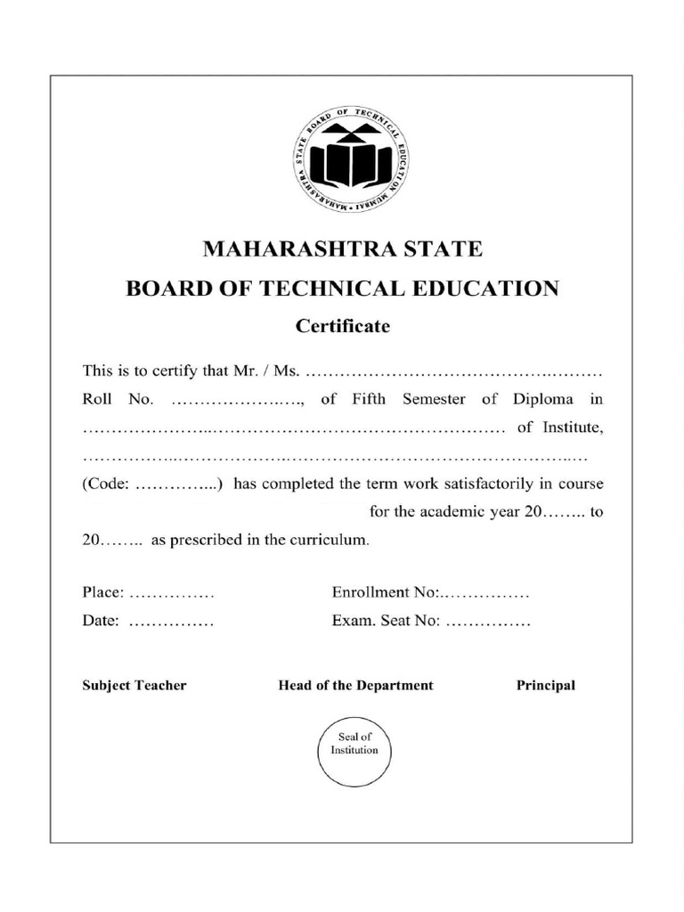 FAM Certificate Page | PDF