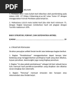 Format Dan Sistematik Artikel ILMIAH (KARIL UT) | PDF | Kajian Bahasa Asing | Seni