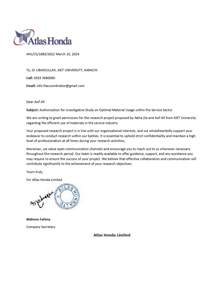 KIET Student Requisition | PDF