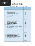 QIS-ForM I, II, III Manufacturing Format | PDF | Balance Sheet | Banks