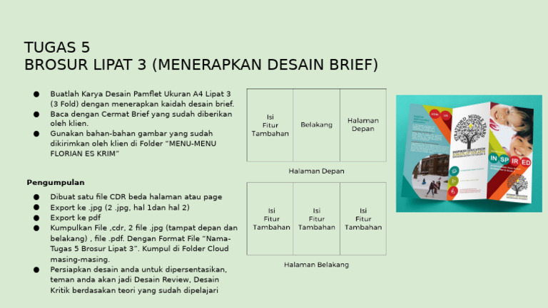 TUGAS 5 BROSUR LIPAT 3 (MENERAPKAN DESAIN BRIEF) | PDF