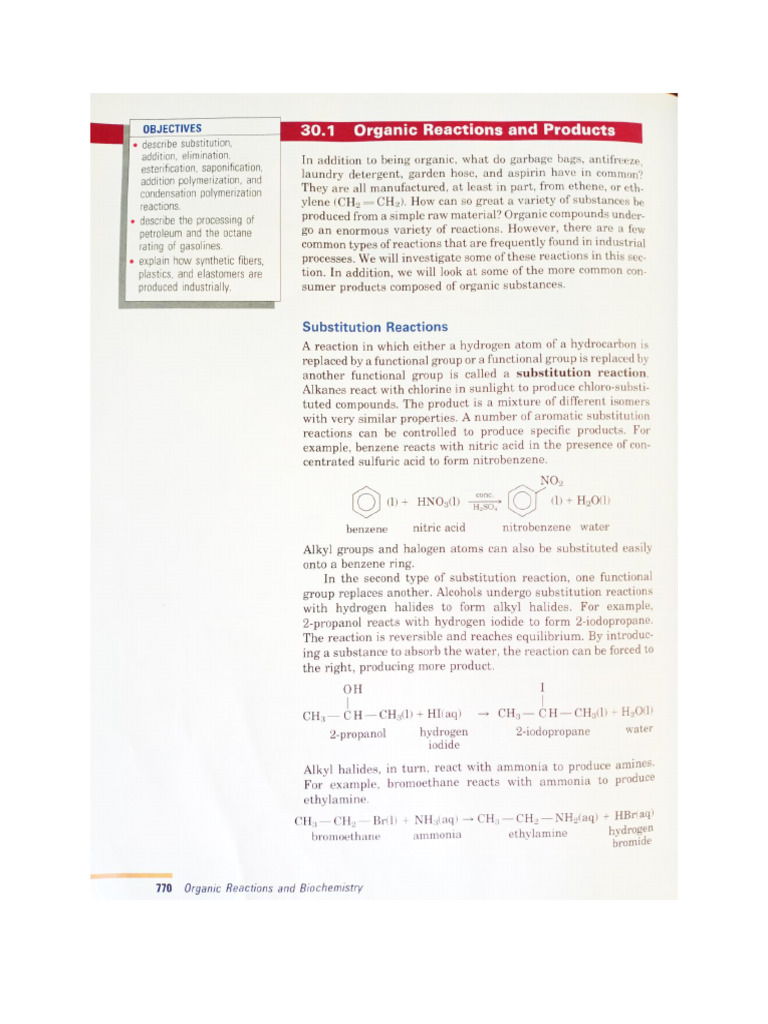 Organic Reaction | PDF
