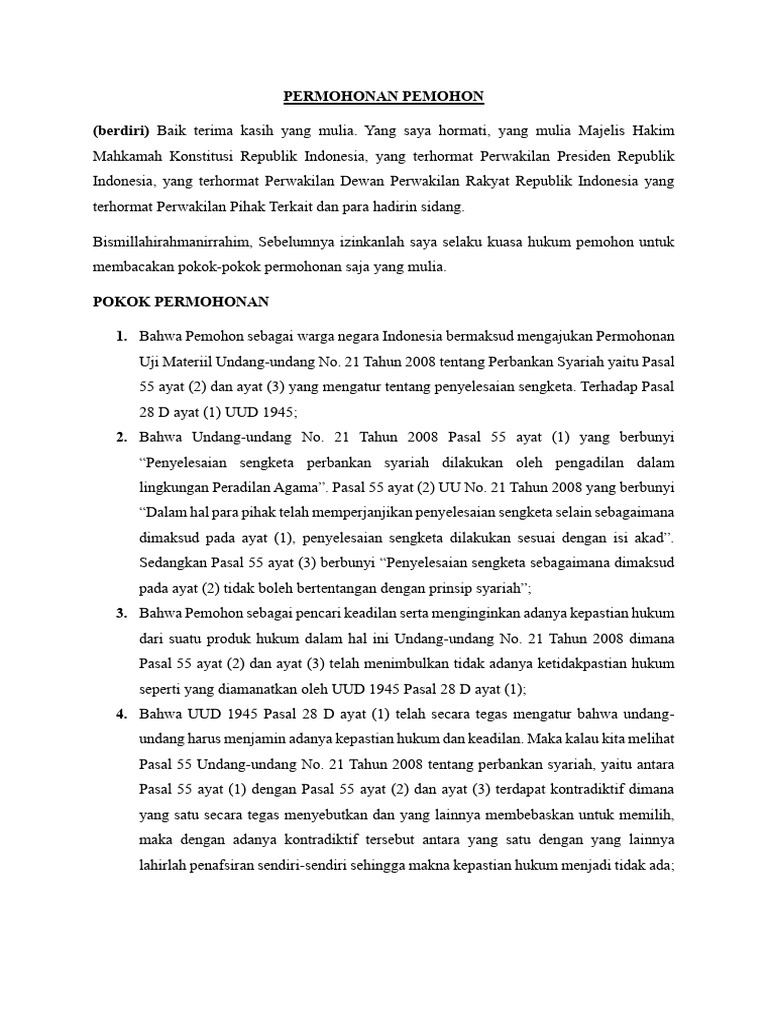 PERMOHONAN | PDF