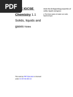 IGCSE Stoichiometry Study Guide | PDF | Molecules | Stoichiometry