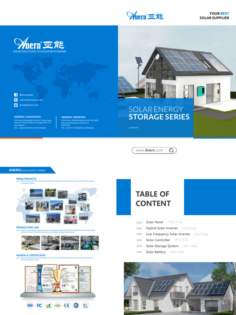 Solar Product Catalog | PDF | Solar Panel | Solar Power