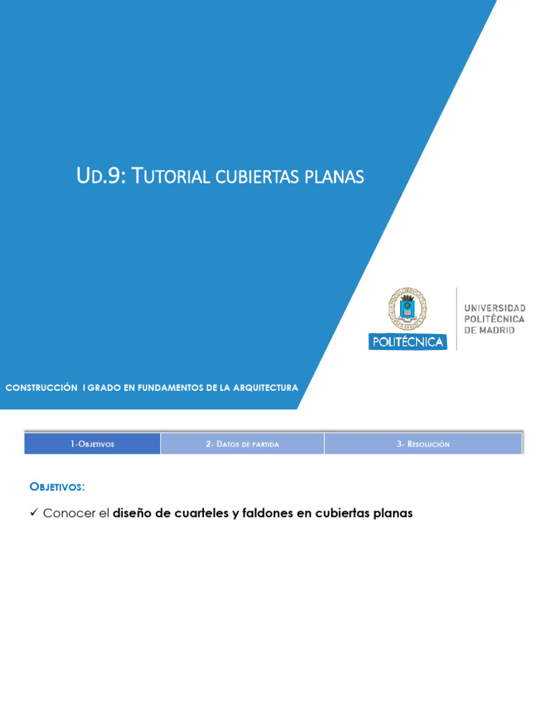 3-Tutorial Cubiertas Planas 2021 2022 | PDF