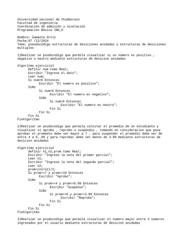 Programas Psint | PDF | Multiplicación | Matemáticas Aplicadas