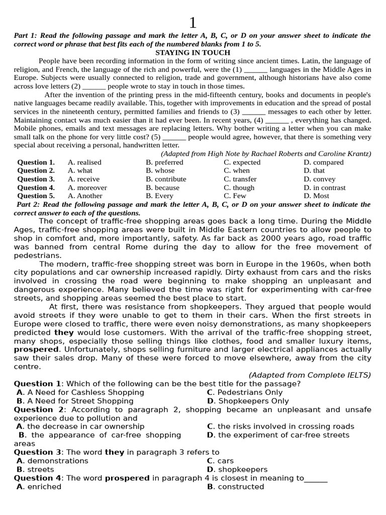 READING LDQ | PDF | Headphones | Extinction