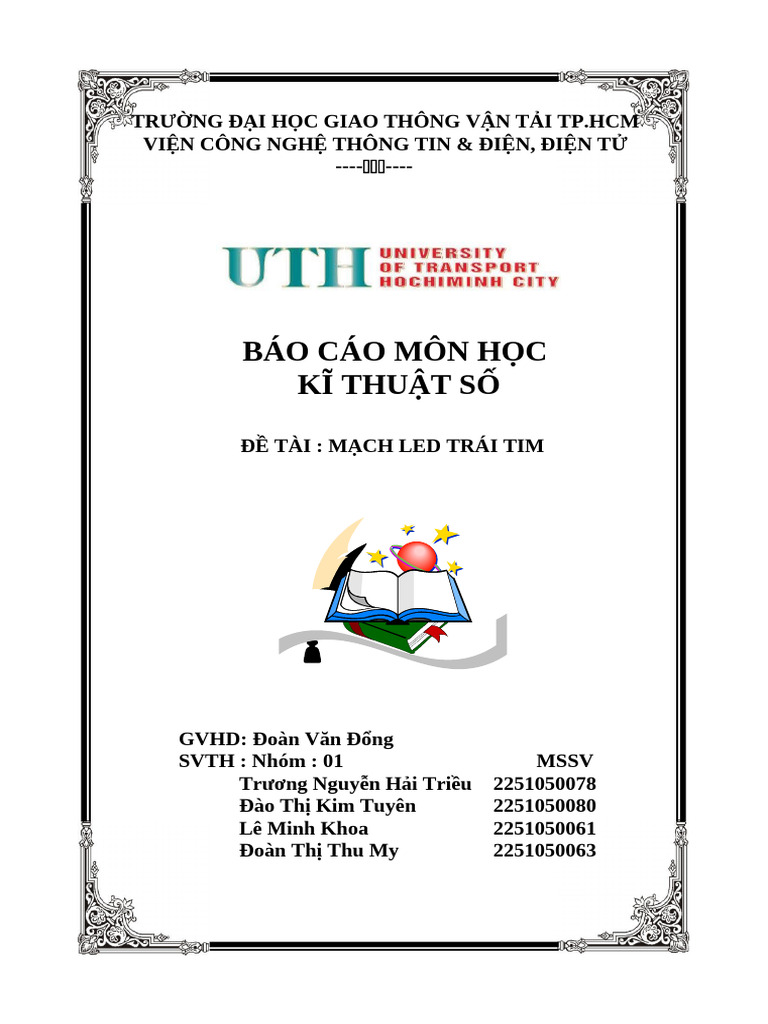 Báo Cáo KTS Nhóm 1 | PDF