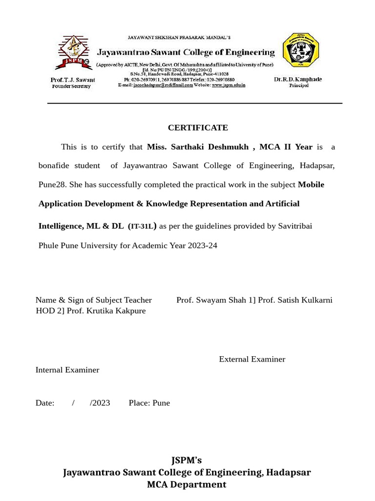 Mobile Application Development Practicals 1 15 | PDF | Android (Operating System) | Filename