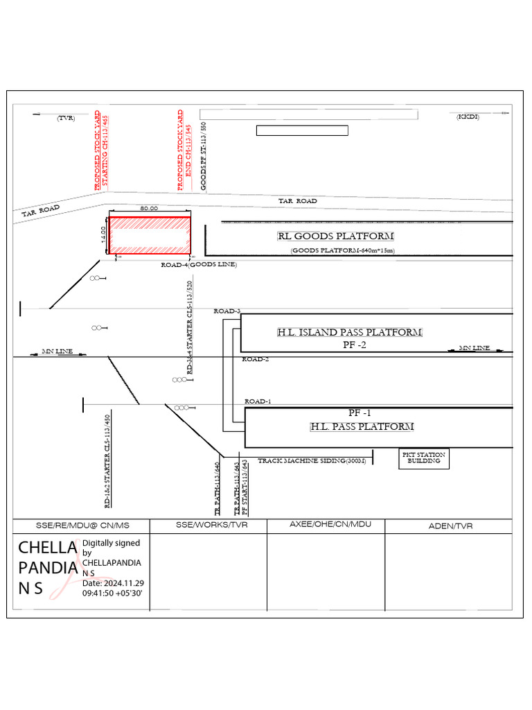 Proposed Stock Yard Layout Plan | PDF