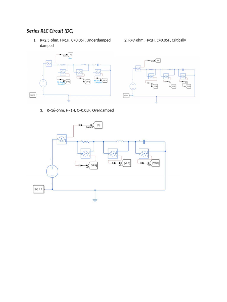 Lab 3-RLC Circuit | PDF