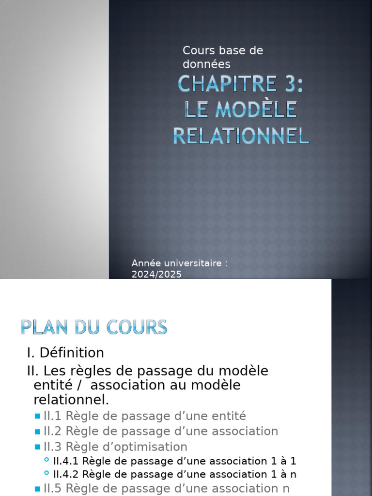Modèle relationnel+normalisation | PDF