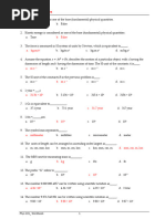 Grade 11 Physics Questions With Answers | PDF