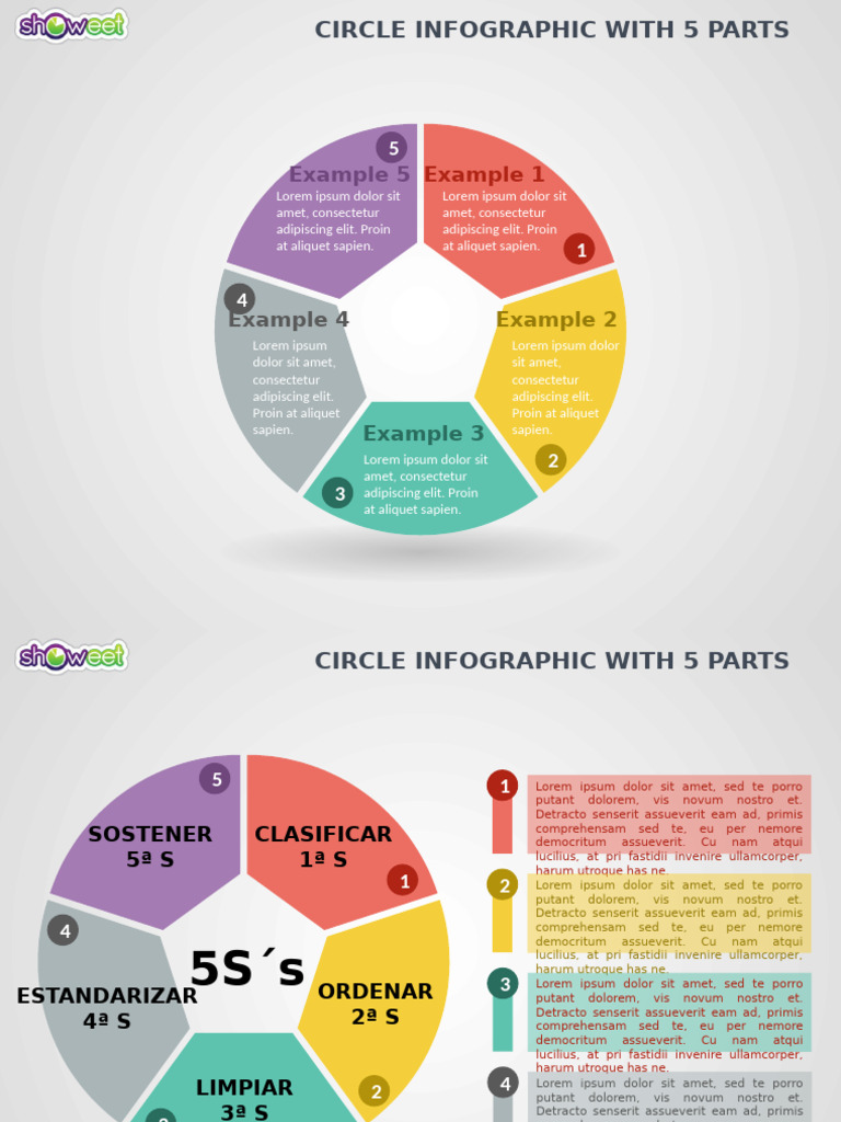 5S S - parts-circle-infographics-PowerPoint | PDF | Intellectual Works ...