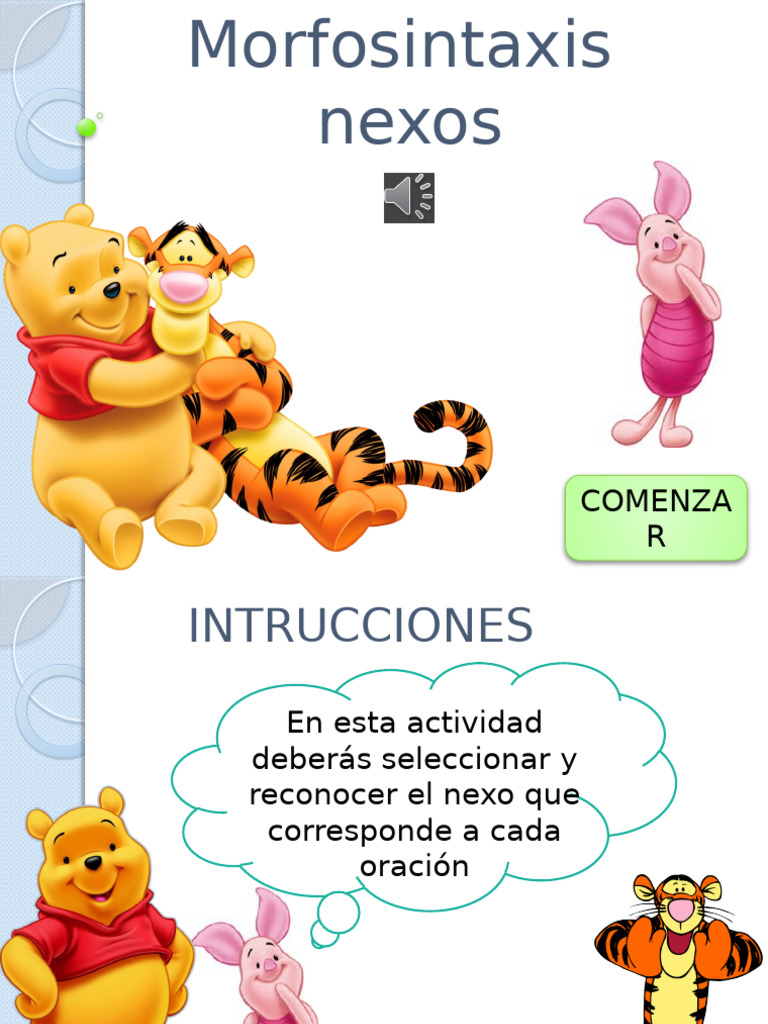 Ejercicio De Nexos En Oraciones Pdf