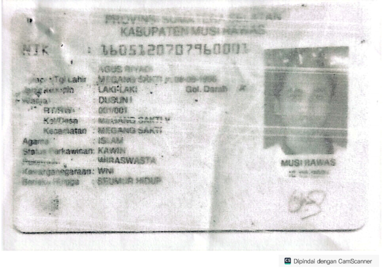 KTP - Agus Riyadi | PDF