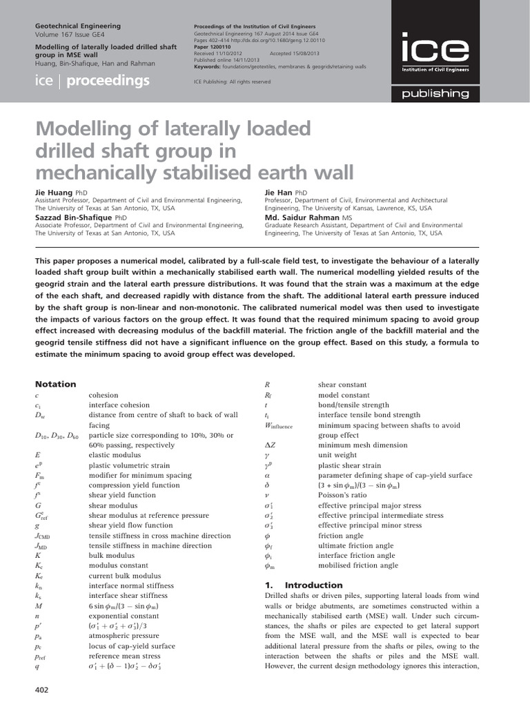 Mechanical Earth Modeling4 | PDF | Young's Modulus | Stress (Mechanics)