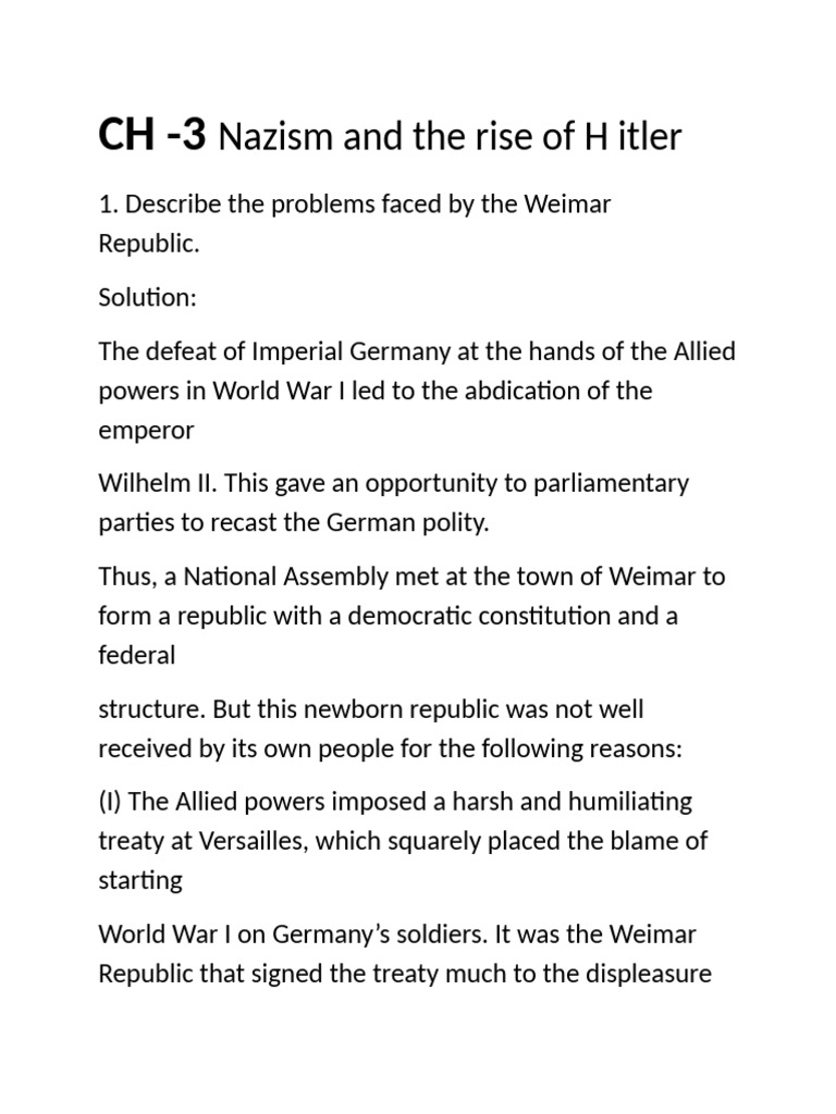 Hitler Hit List and Notes | PDF | Weimar Republic | Nazi Germany