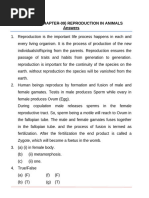 Reproduction in Animals - Class 8 Notes | PDF | Sexual Reproduction ...