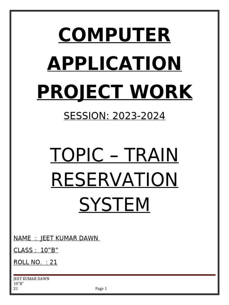 Jeet10b'Scomputer Project | PDF | Java (Programming Language) | Computer Programming