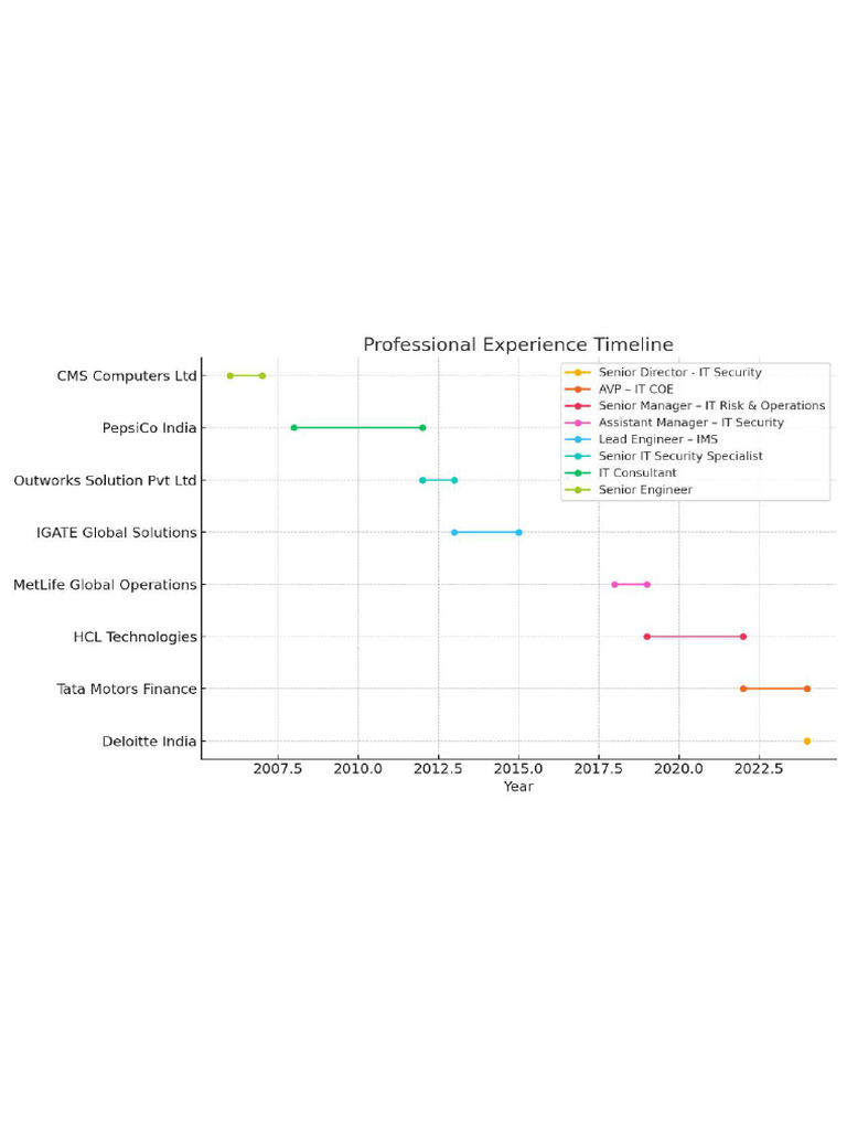 Experience Timeline Sharad | PDF