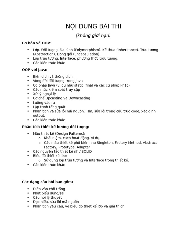 OOP F24 Exam Review | PDF