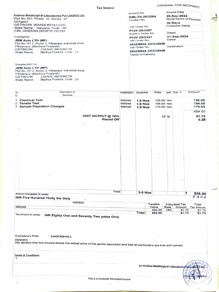 Invoice | PDF | Invoice | Taxes