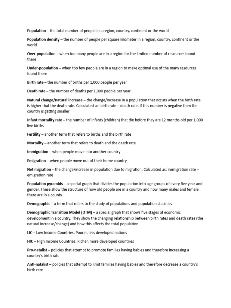 geo key words | PDF | Human Migration | Immigration