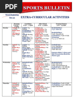 U14 Girls OBL Schedule & Results 2025 | PDF