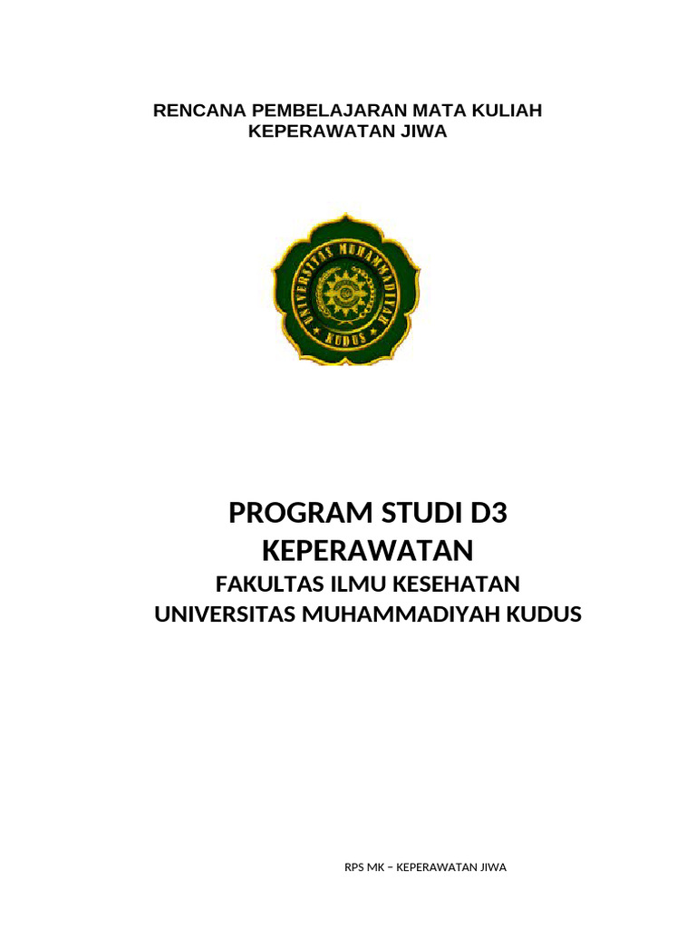 24.25 - RPS OBE - Kep Jiwa - D3 Kep | PDF