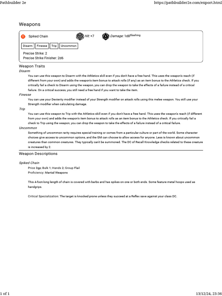 Pathbuilder 2easz | PDF