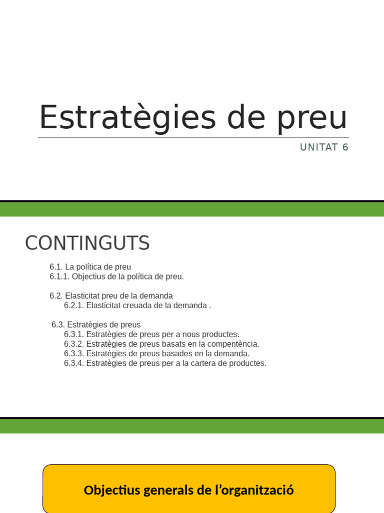 ppt estrategia preu | PDF