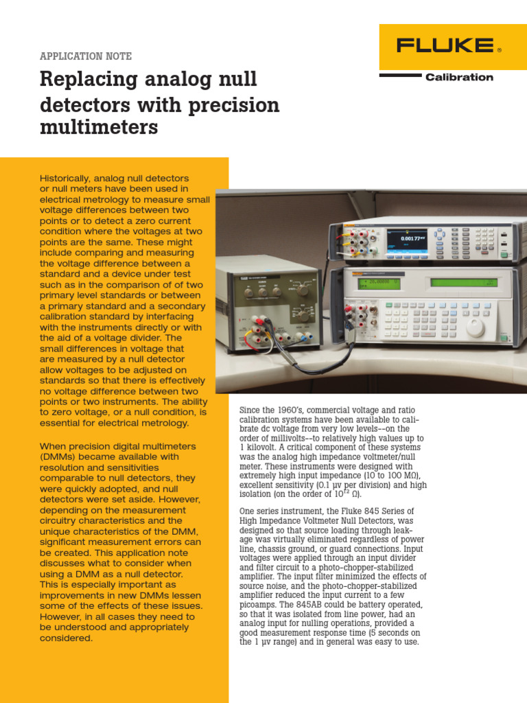 6012770b-en-replacing-analog-null-detectors-with-precision-mulitmeters-an-w | PDF | Computer ...