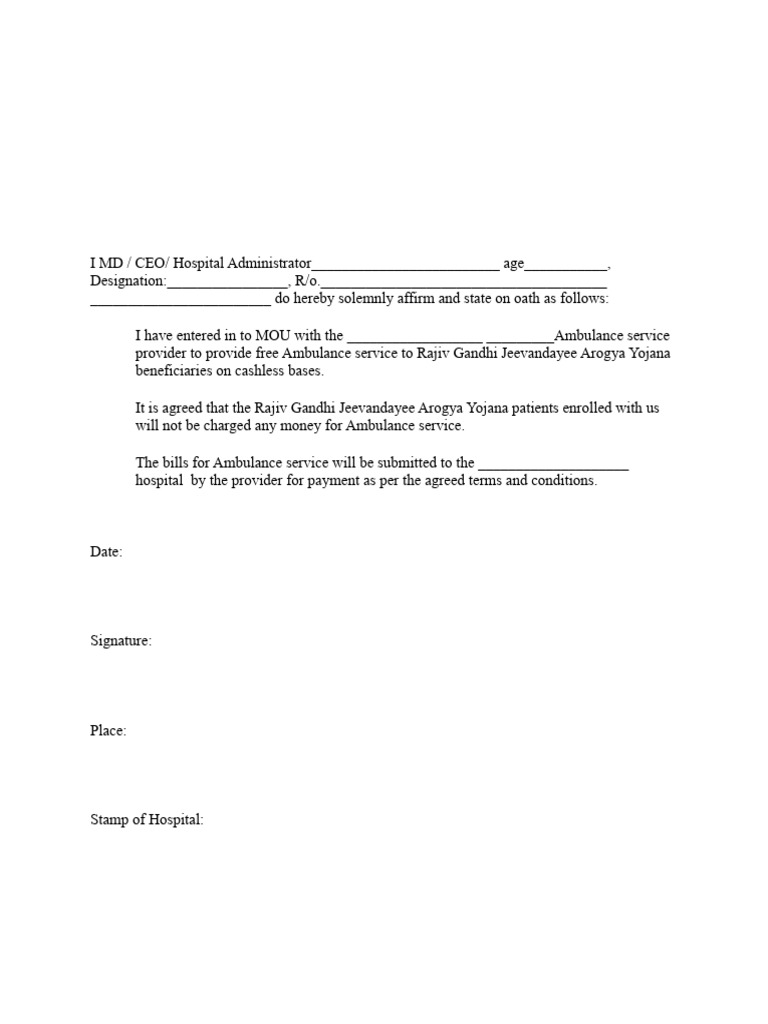 LetterHead Ambulance | PDF