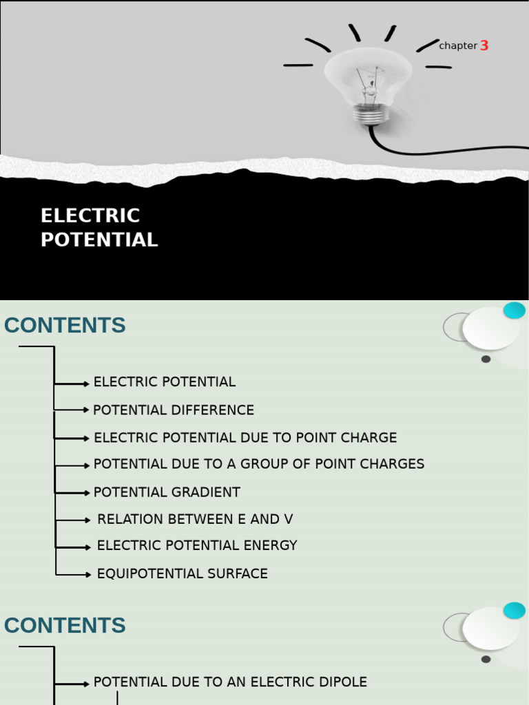 Electric Potential | PDF | Electric Field | Potential Energy