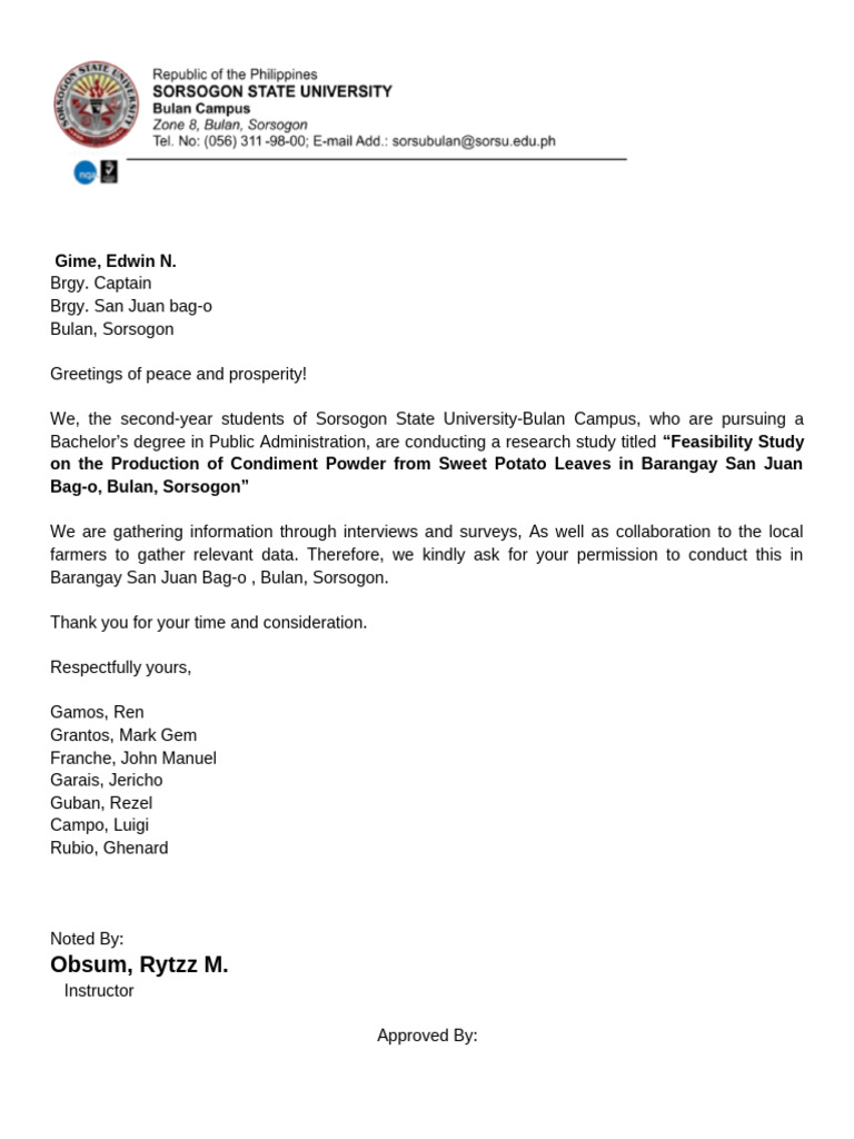 Approval Letter 2 | PDF